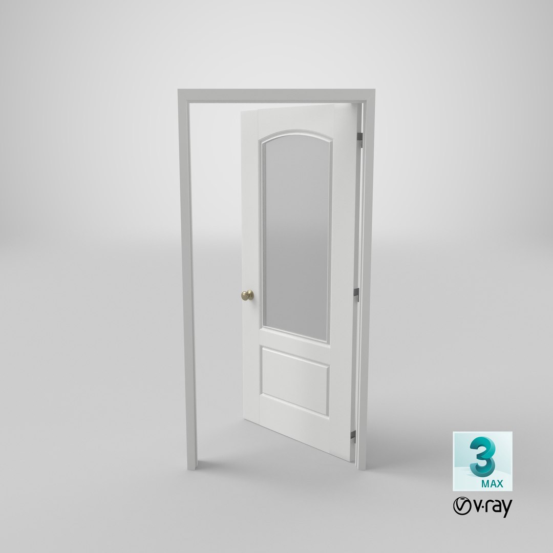 3D exterior-doors---door-4-ajar - TurboSquid 1246747