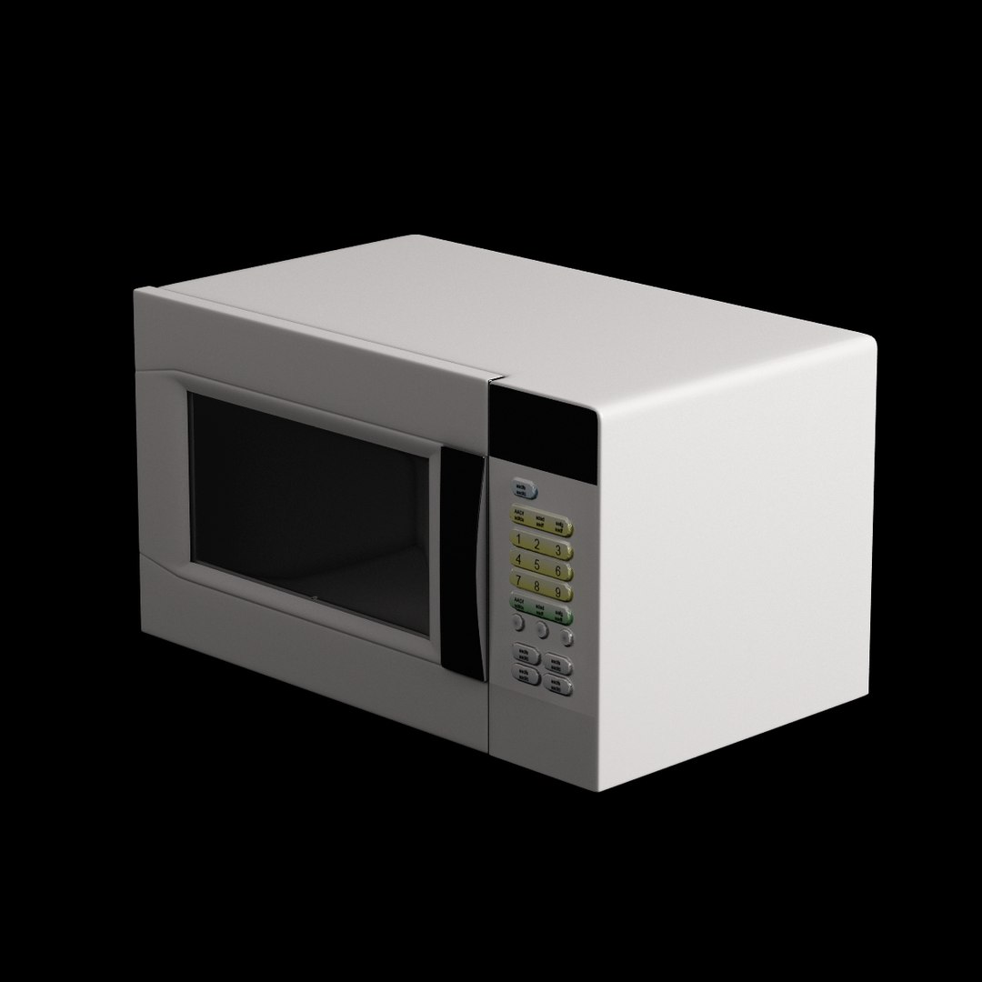 3d model microwaves