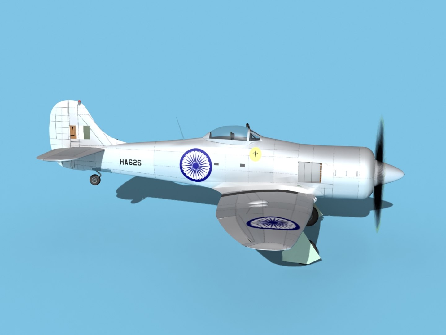 3D model propeller hawker tempest - TurboSquid 1489318