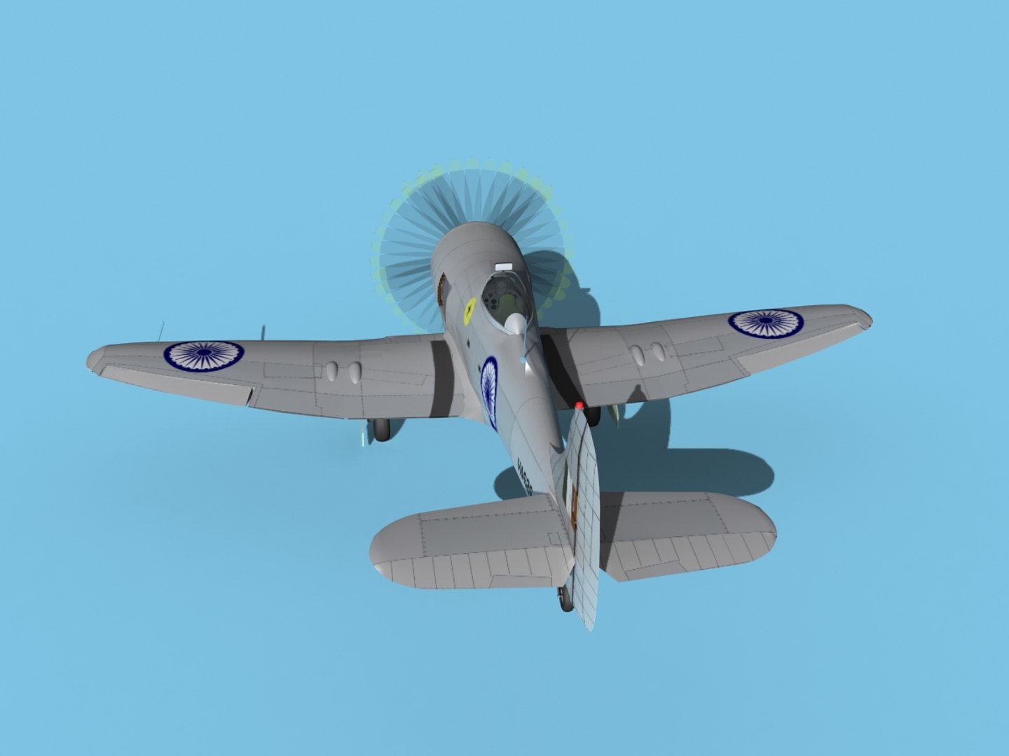 3D model propeller hawker tempest - TurboSquid 1489318