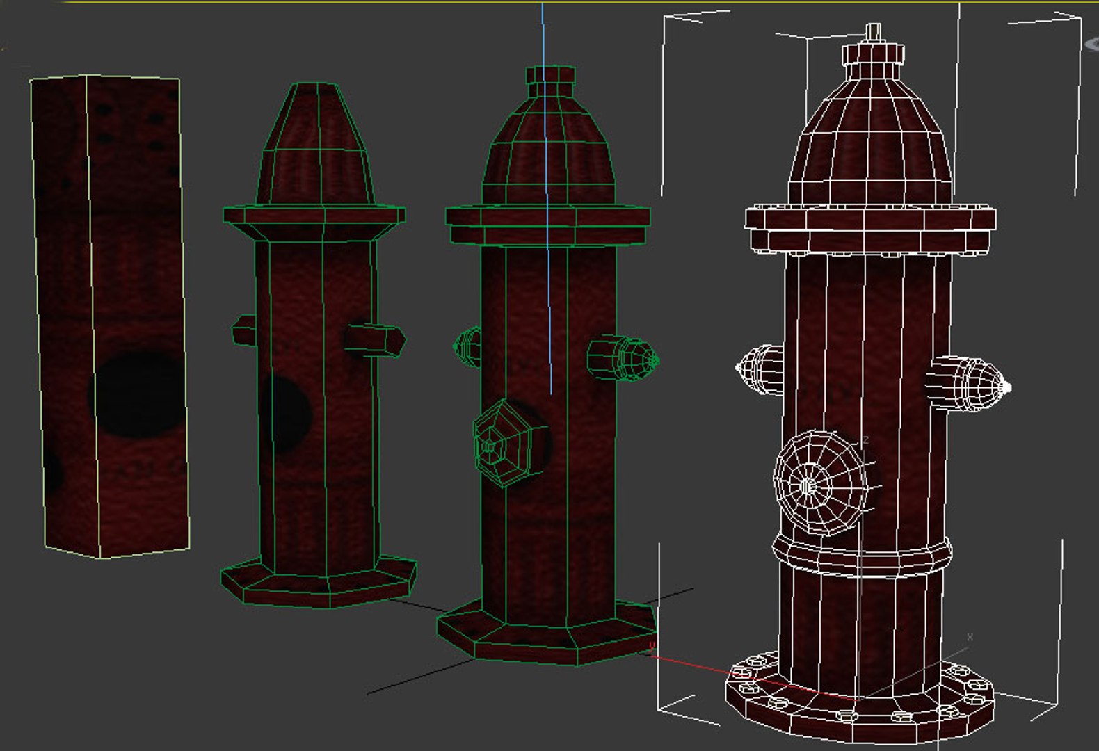 hydrant lod 3d model