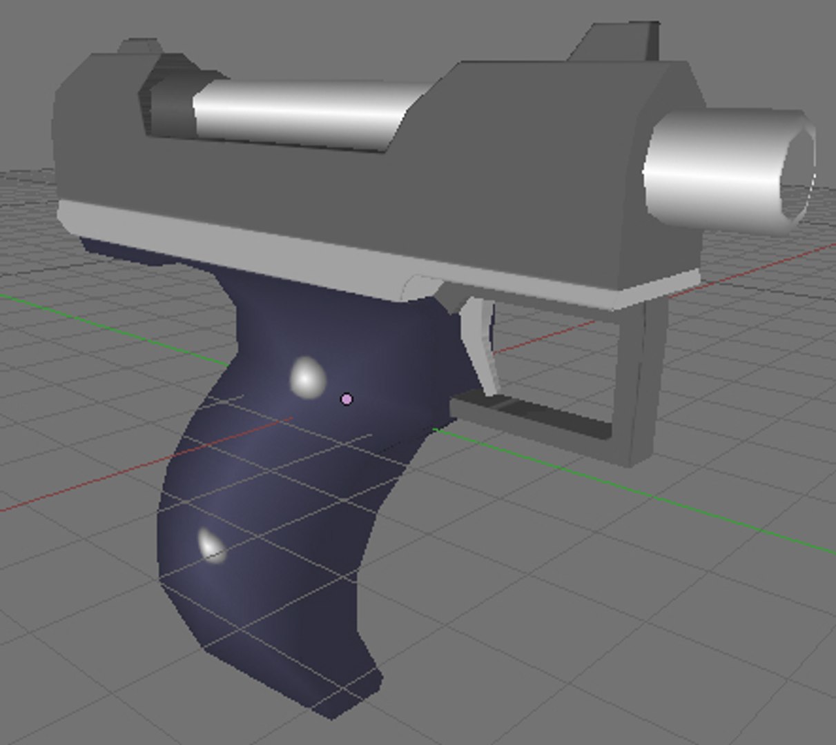free guns pistol 3d model
