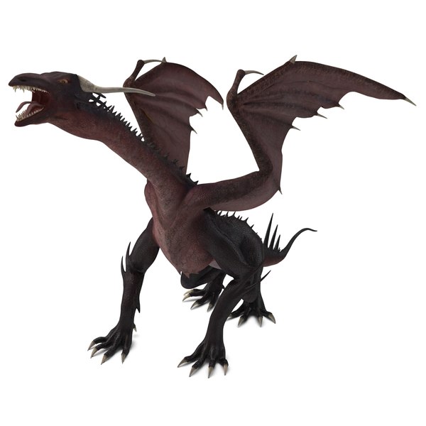 dragon 3 rigged 3d max