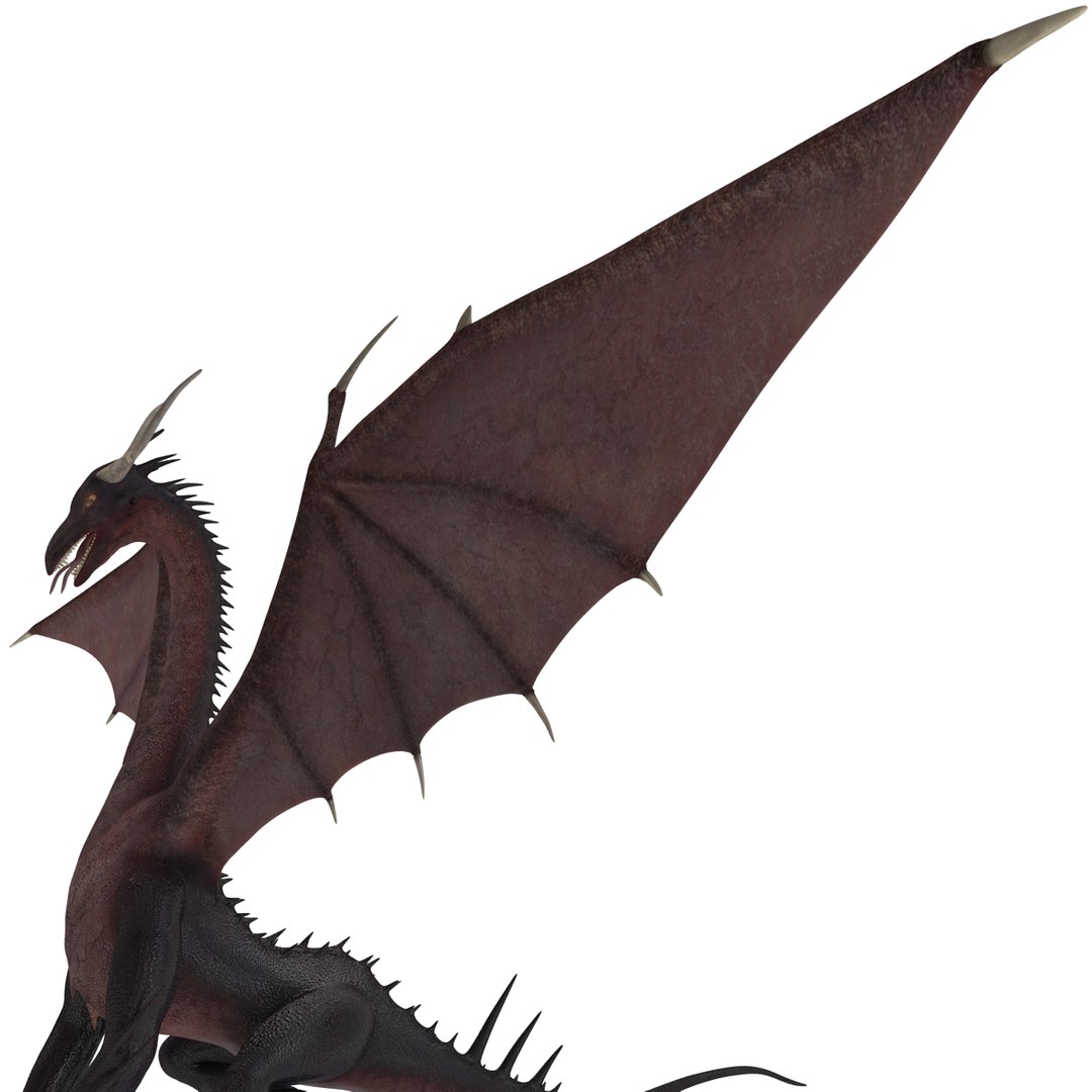 dragon 3 rigged 3d max