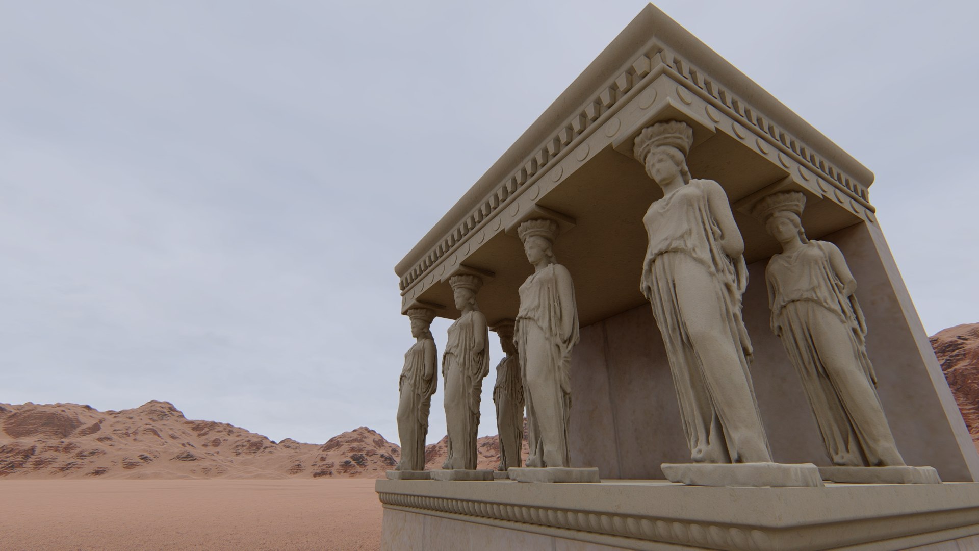 Archaeology Architectural 3D Model - TurboSquid 1450647