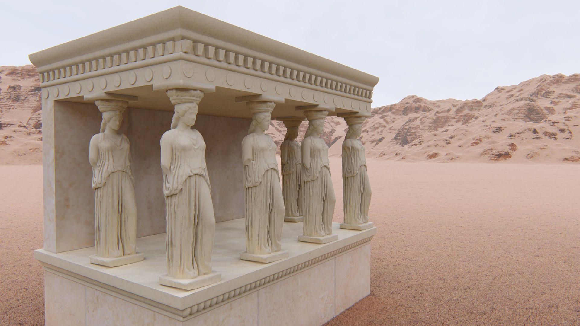 Archaeology Architectural 3D Model - TurboSquid 1450647