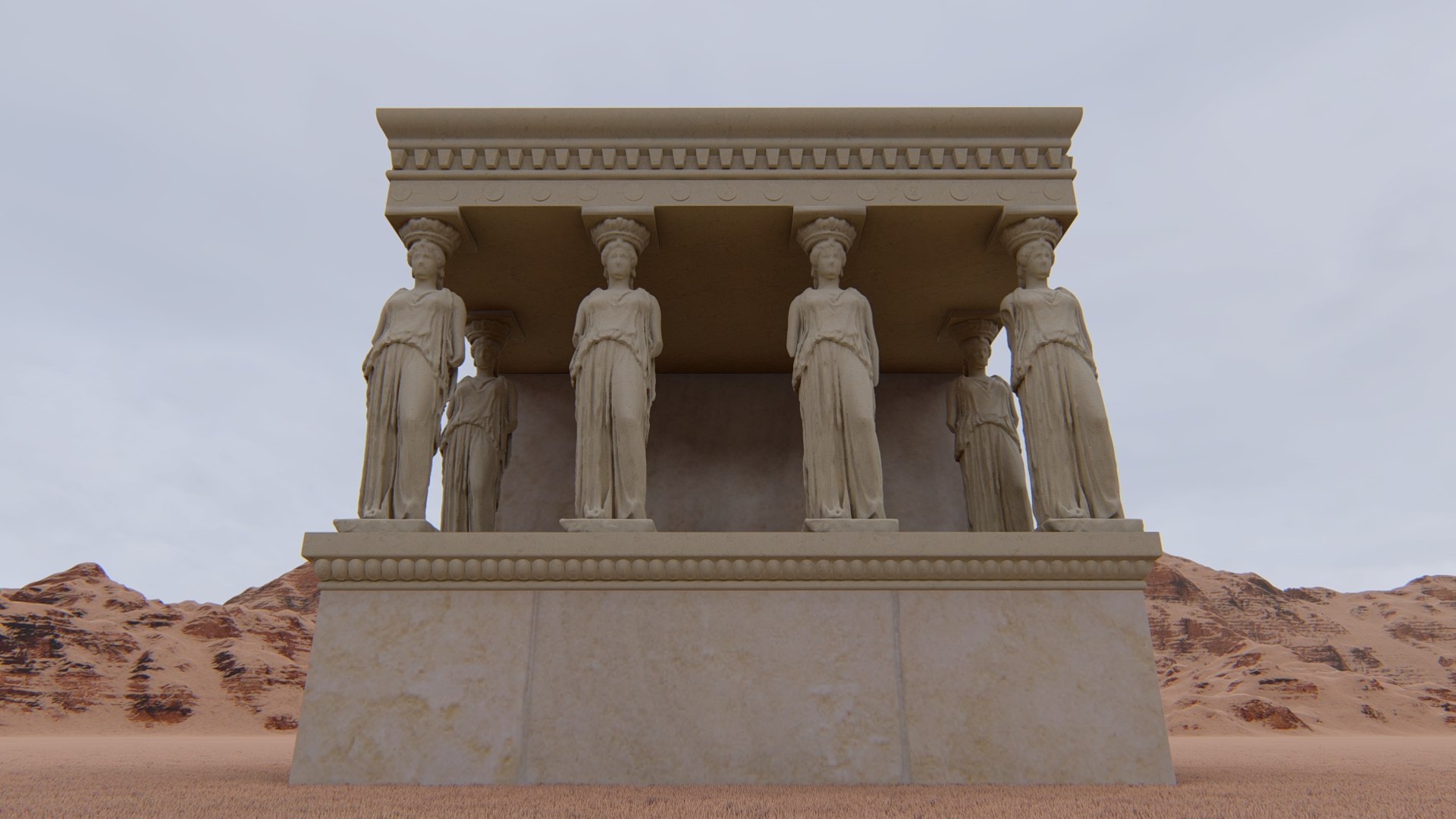 Archaeology Architectural 3D Model - TurboSquid 1450647