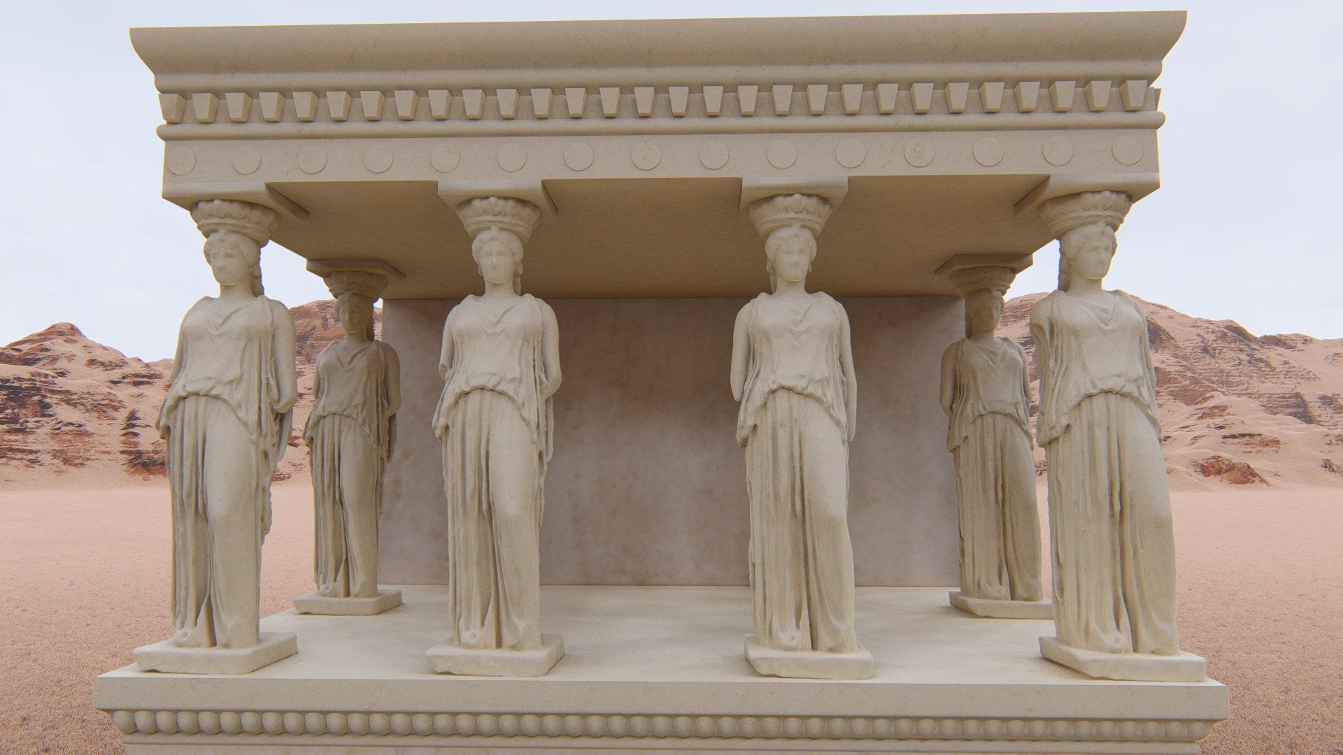 Archaeology Architectural 3D Model - TurboSquid 1450647