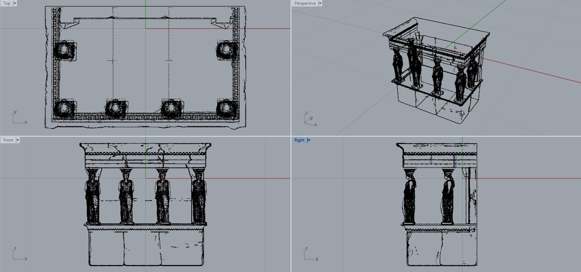 Archaeology Architectural 3D Model - TurboSquid 1450647