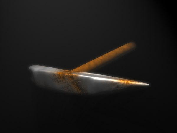 3d chisel hammer pickaxe model
