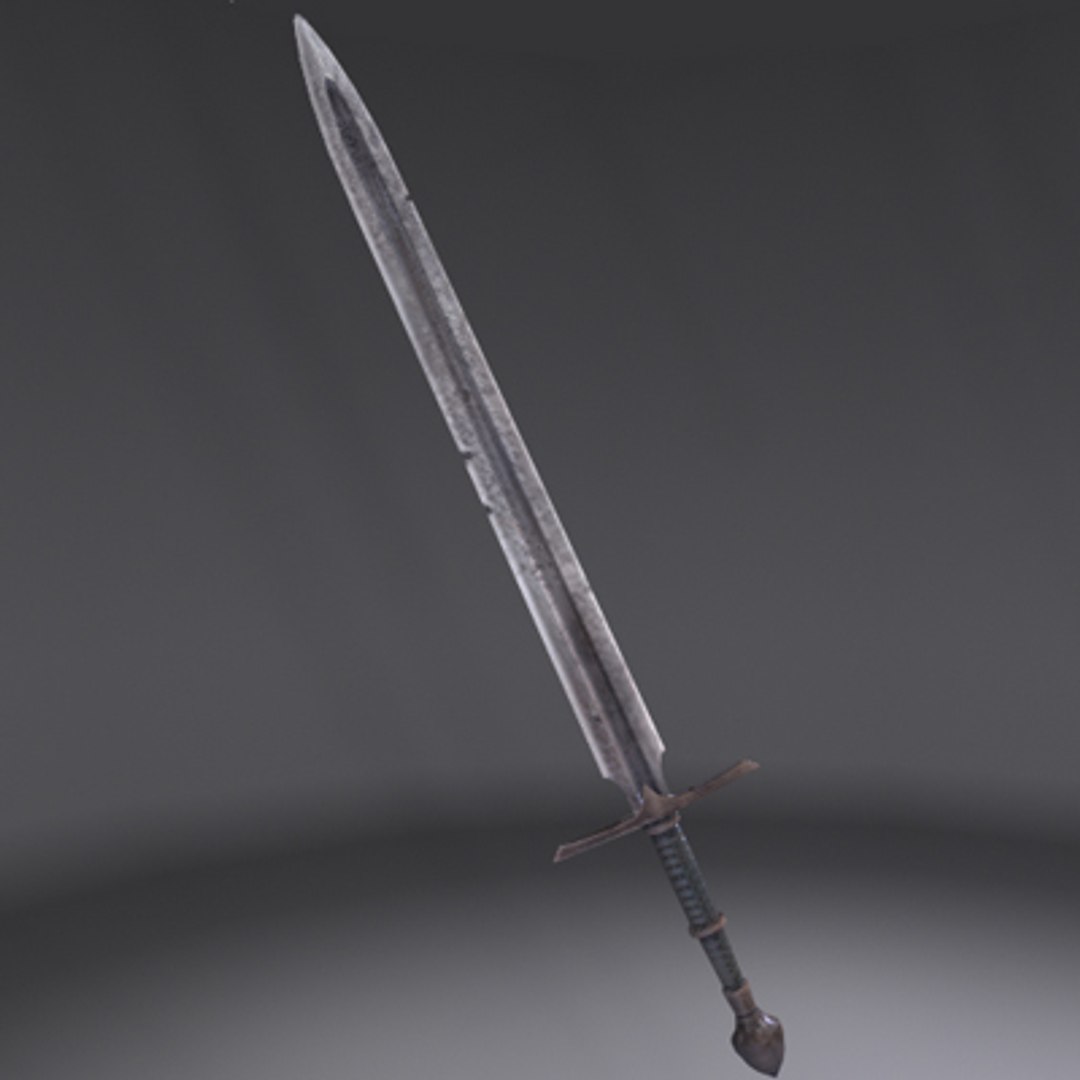 3d knight rusted armor model