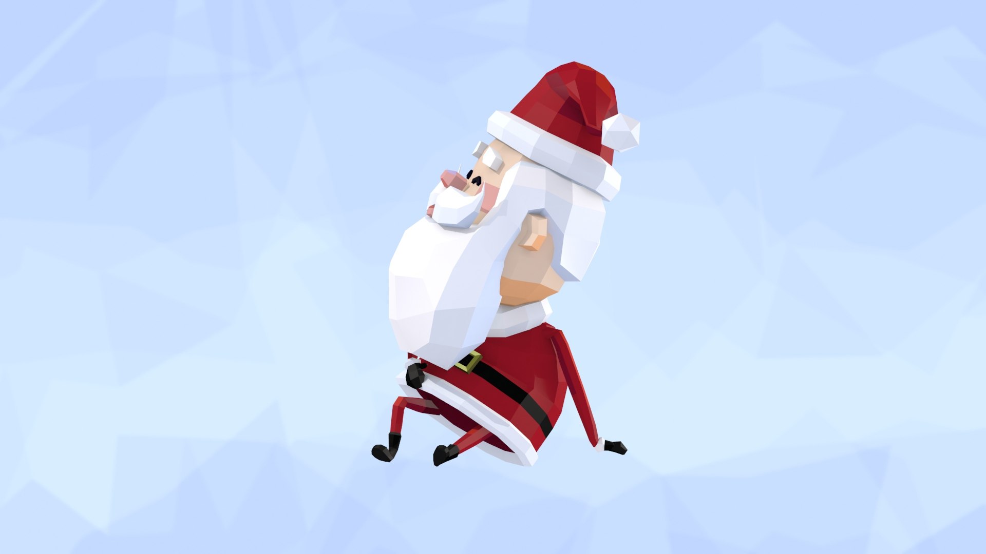 3D Style Santa Claus Character - TurboSquid 1460932