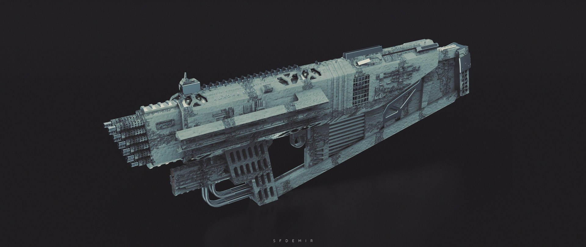 Aurora A90 Oxygen Gun 3D Model - TurboSquid 1750980