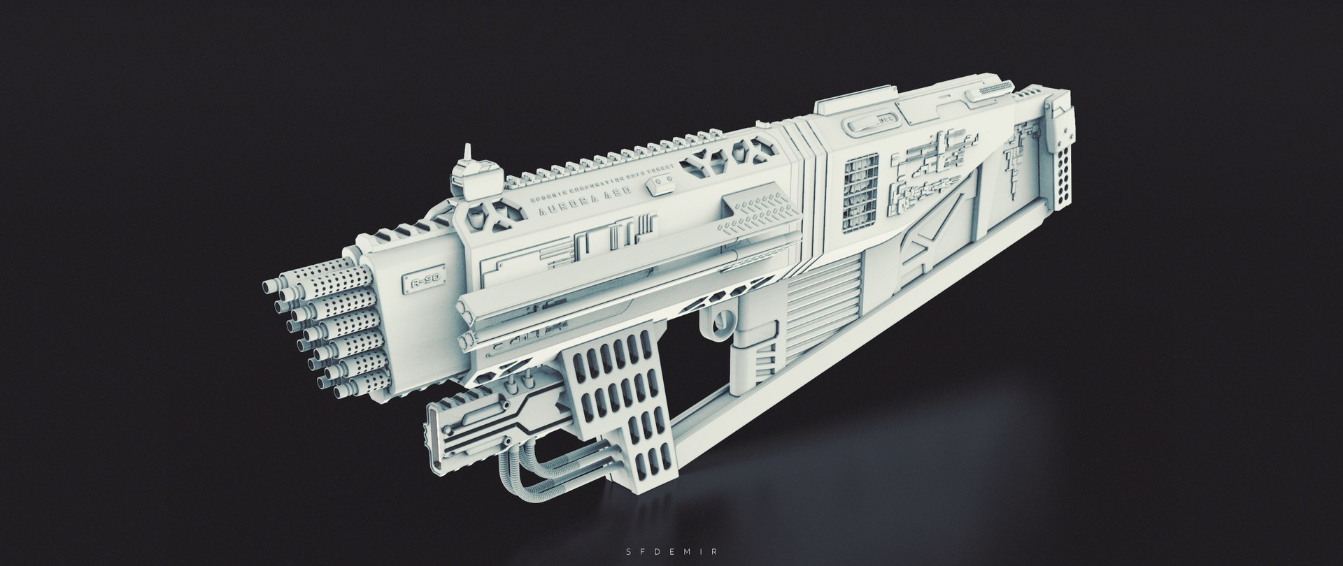 Aurora A90 Oxygen Gun 3D Model - TurboSquid 1750980