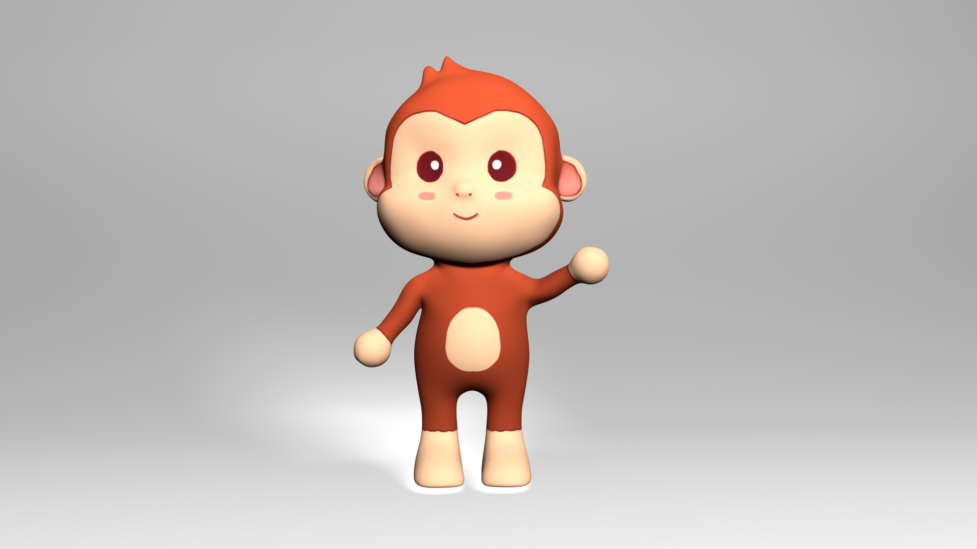 modelo 3d Cartoon Monkey Animated - TurboSquid 2025458