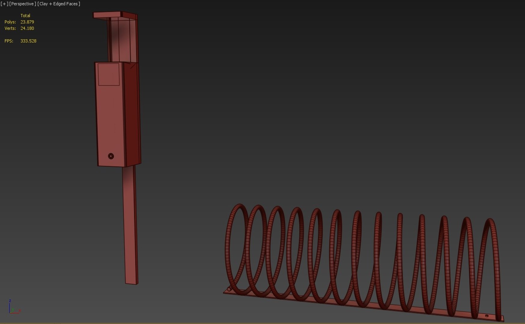 3d Public Ashtray Bicycle Spiral
