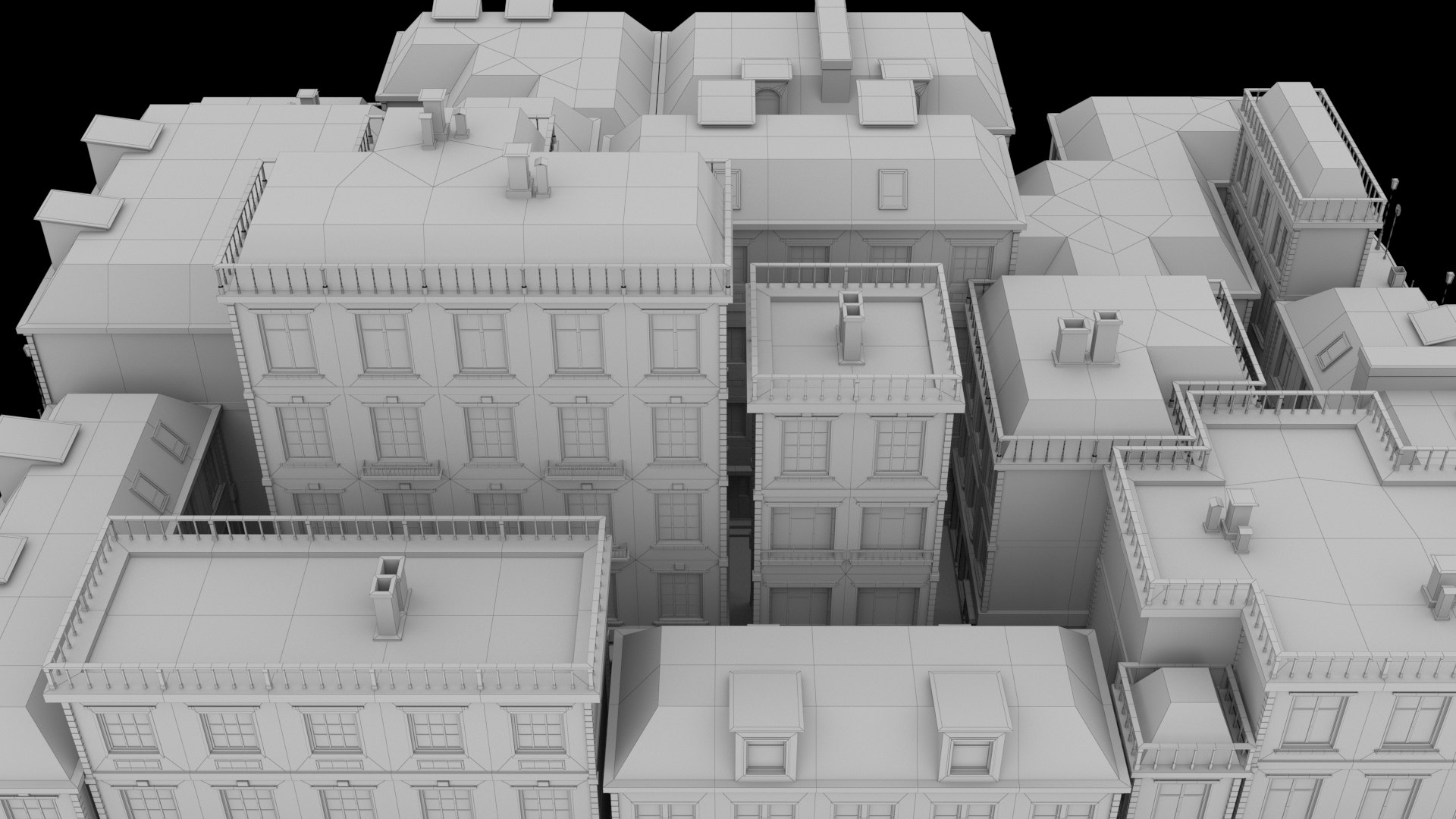 3D model City Block European - TurboSquid 2021599
