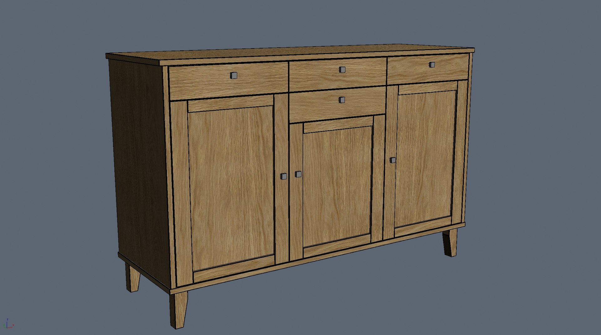 holmsund buffet 3d max