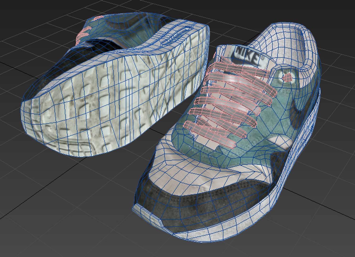 nike air 3d model