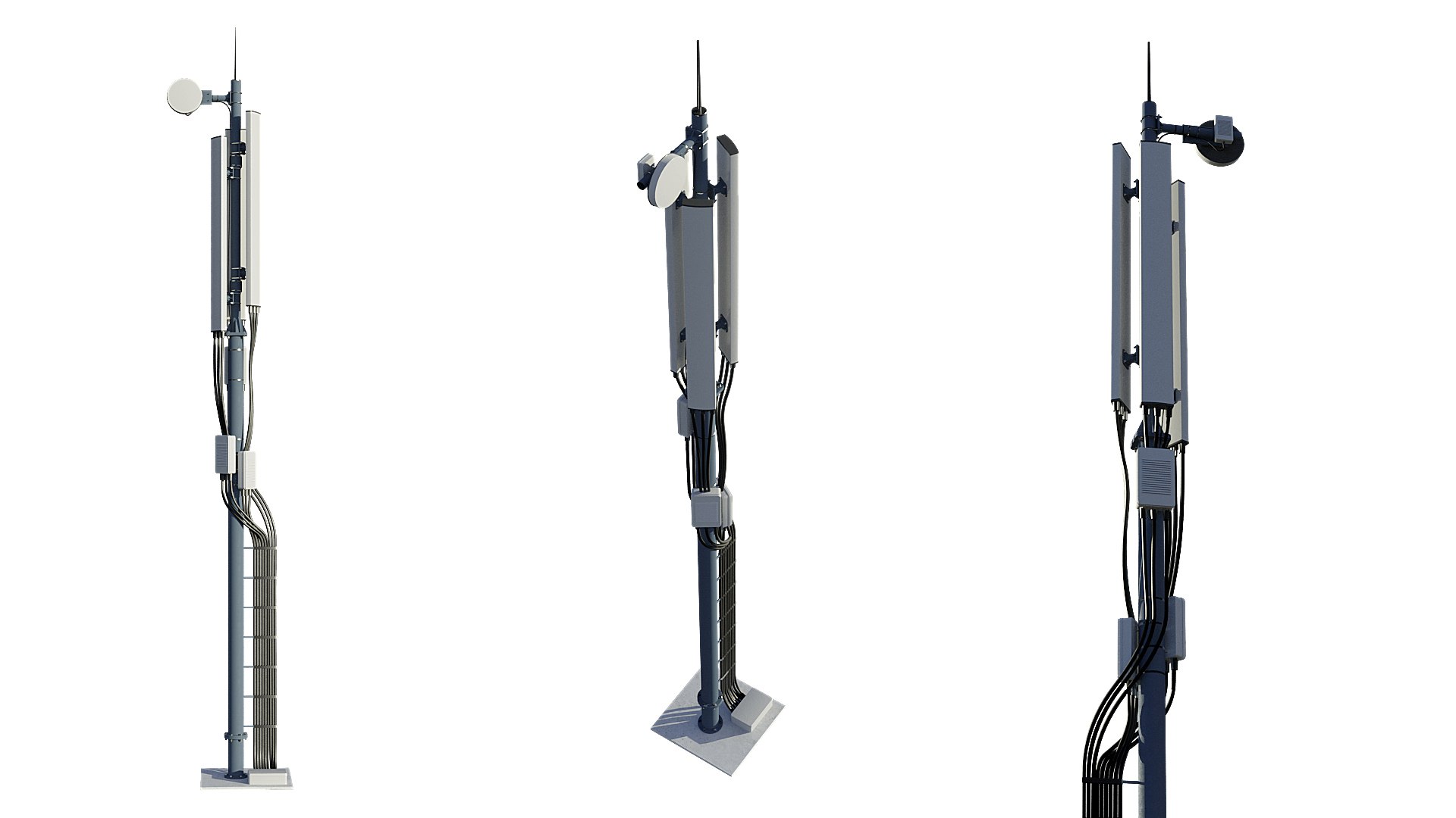 3D Model Telecommunication Tower - TurboSquid 1788653