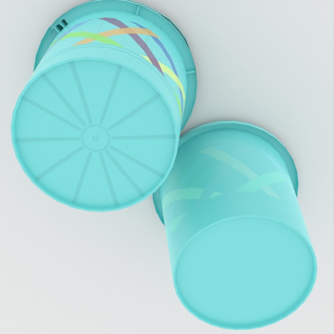 Bucket Lowpoly 3D Model Free Low-poly 3D Model 3D - TurboSquid 1989210