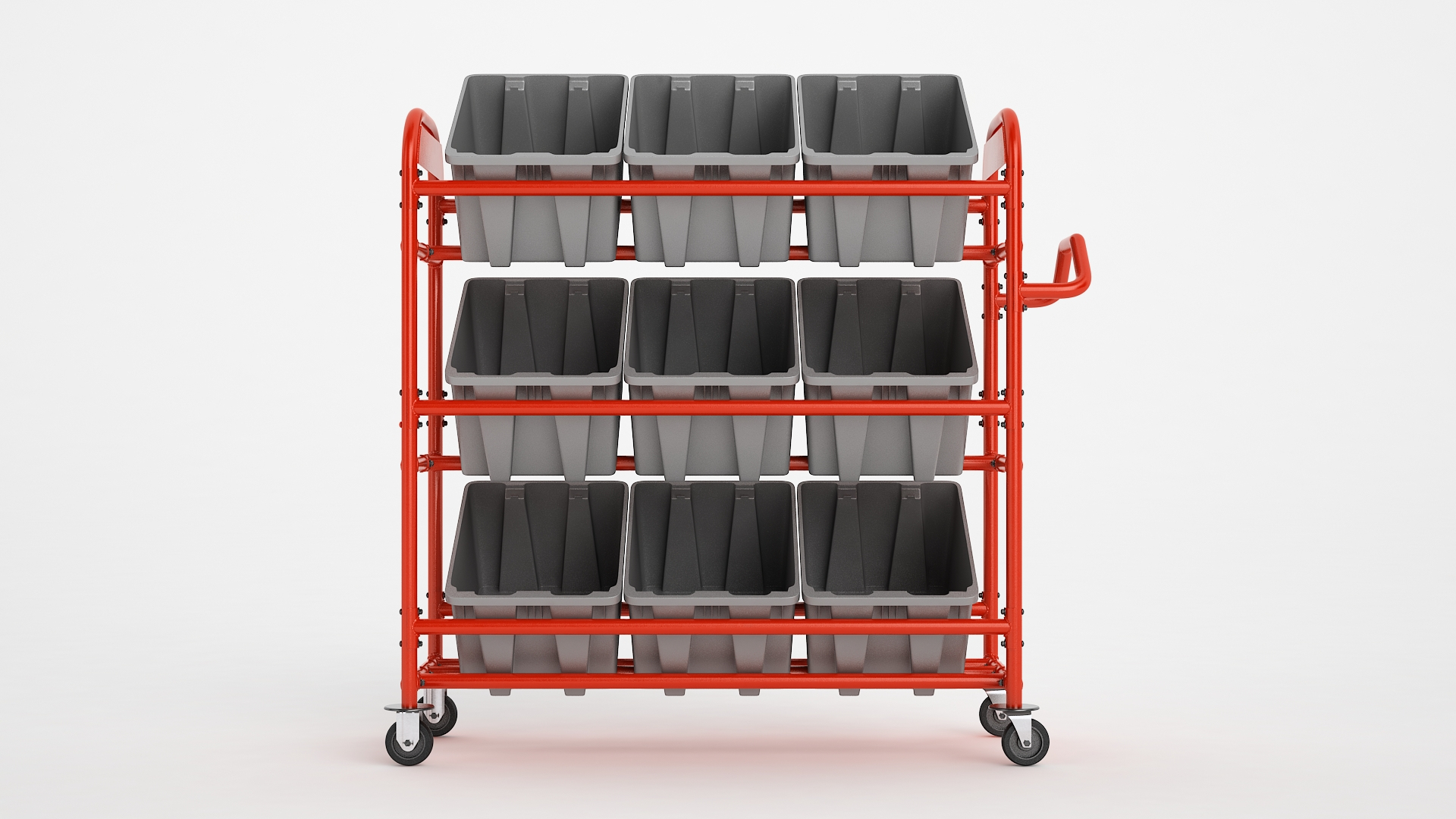 Tote Picking Cart 01 3D - TurboSquid 2210166