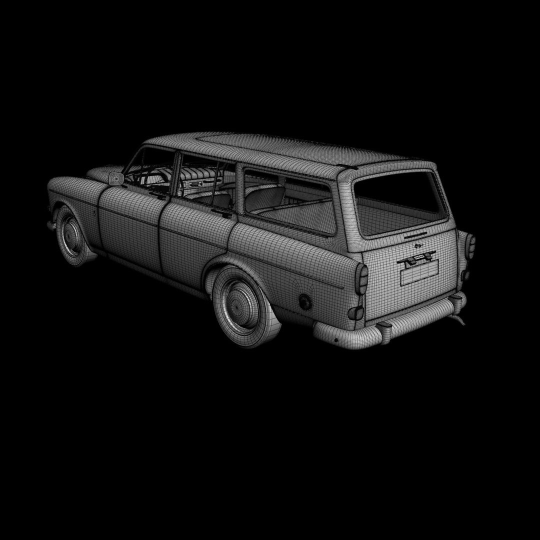 Volvo Amazon Wagon PV220 Model - TurboSquid 1786384