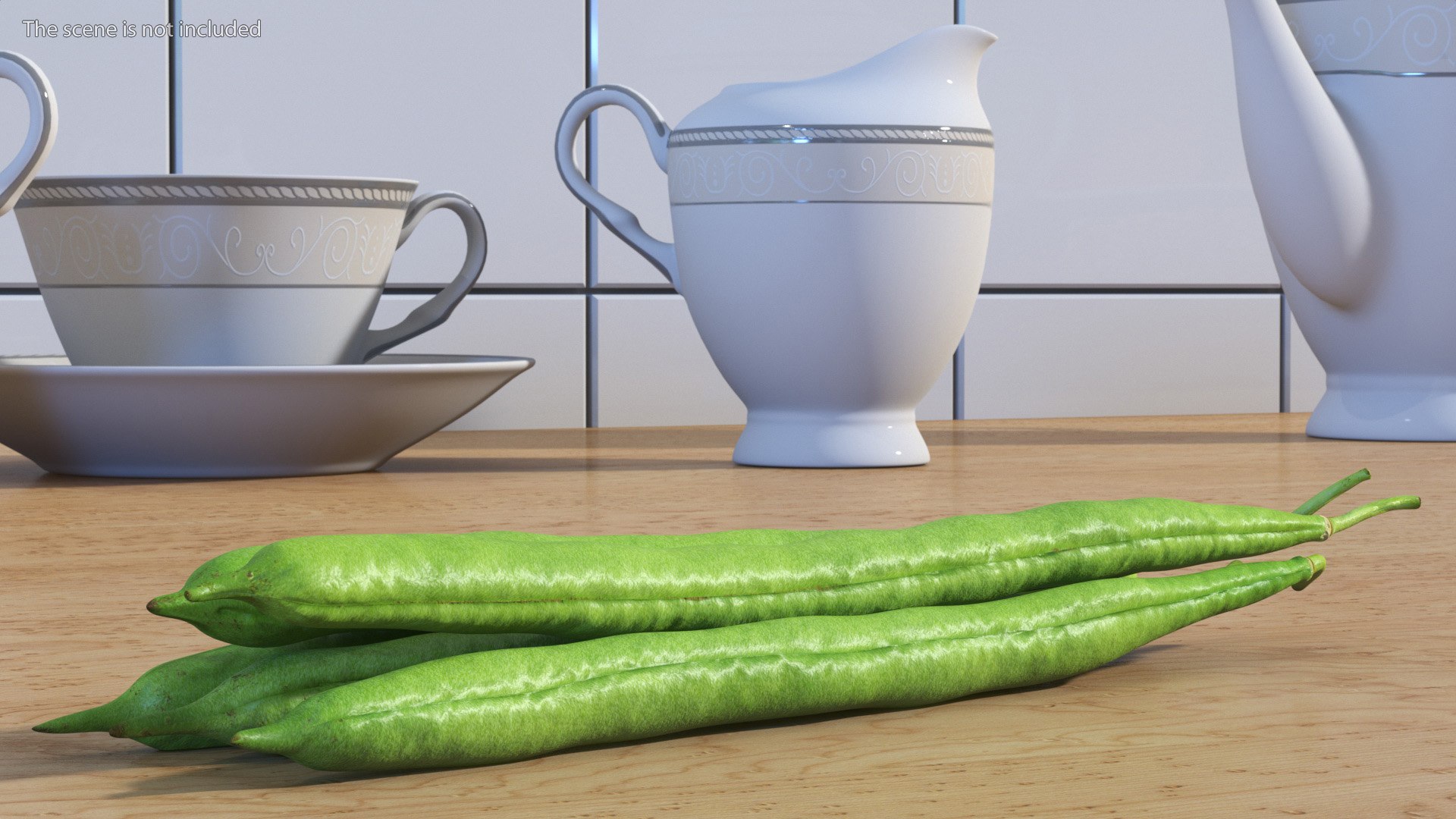 Green French Beans 3D Model - TurboSquid 2004699