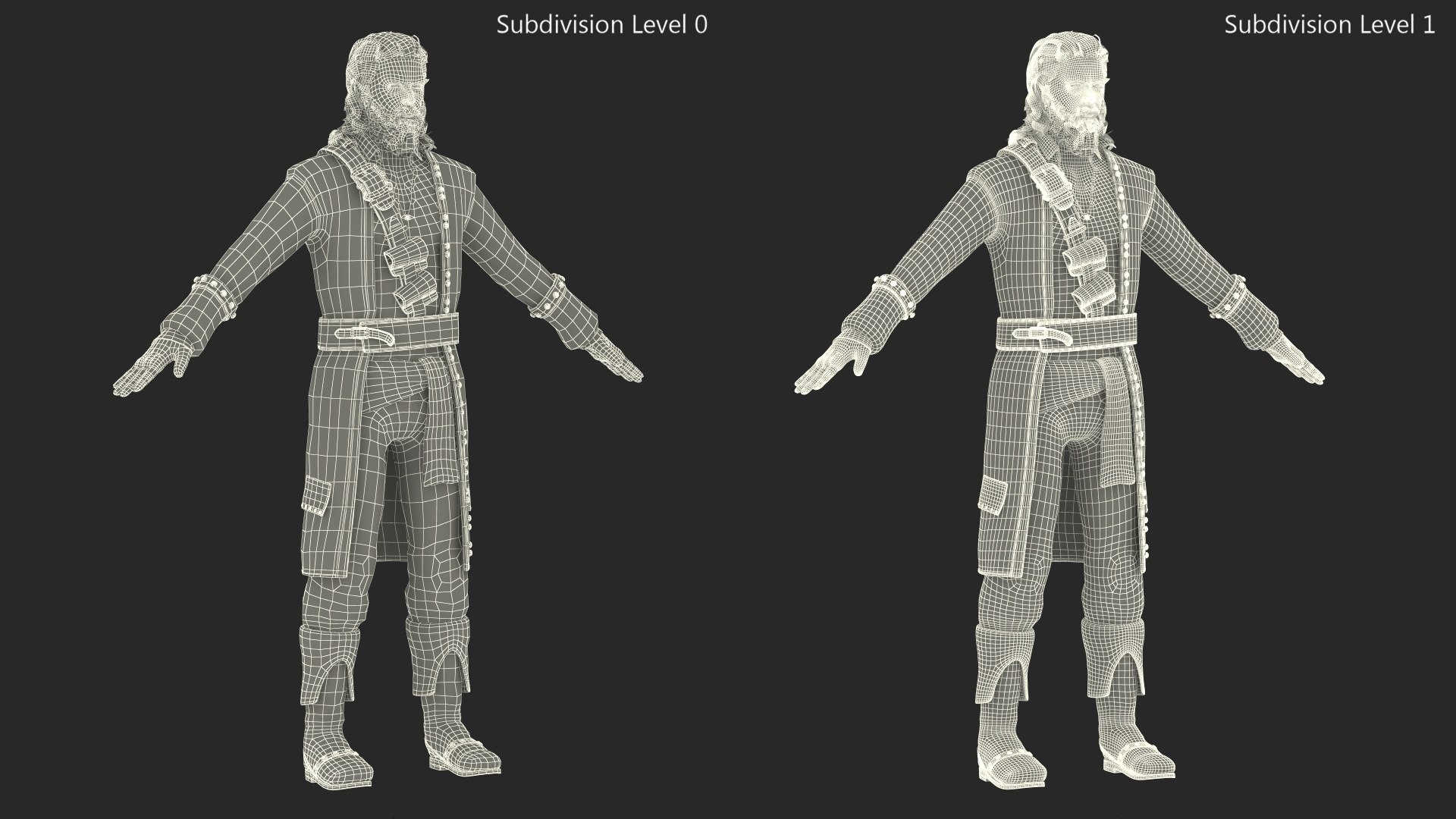 Medieval Rogue Pirate Man 3D - TurboSquid 2193885