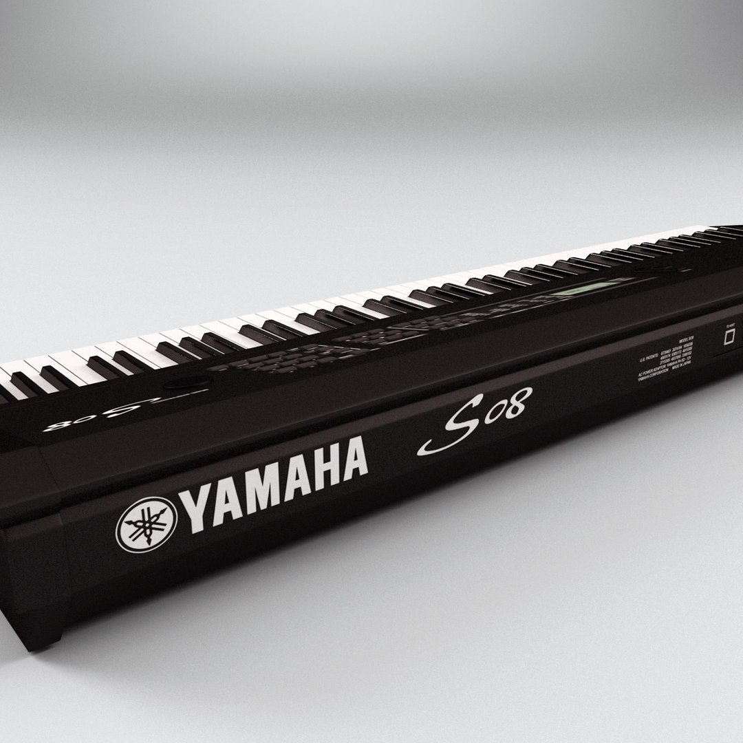 3d Model Synthesizer Yamaha S08