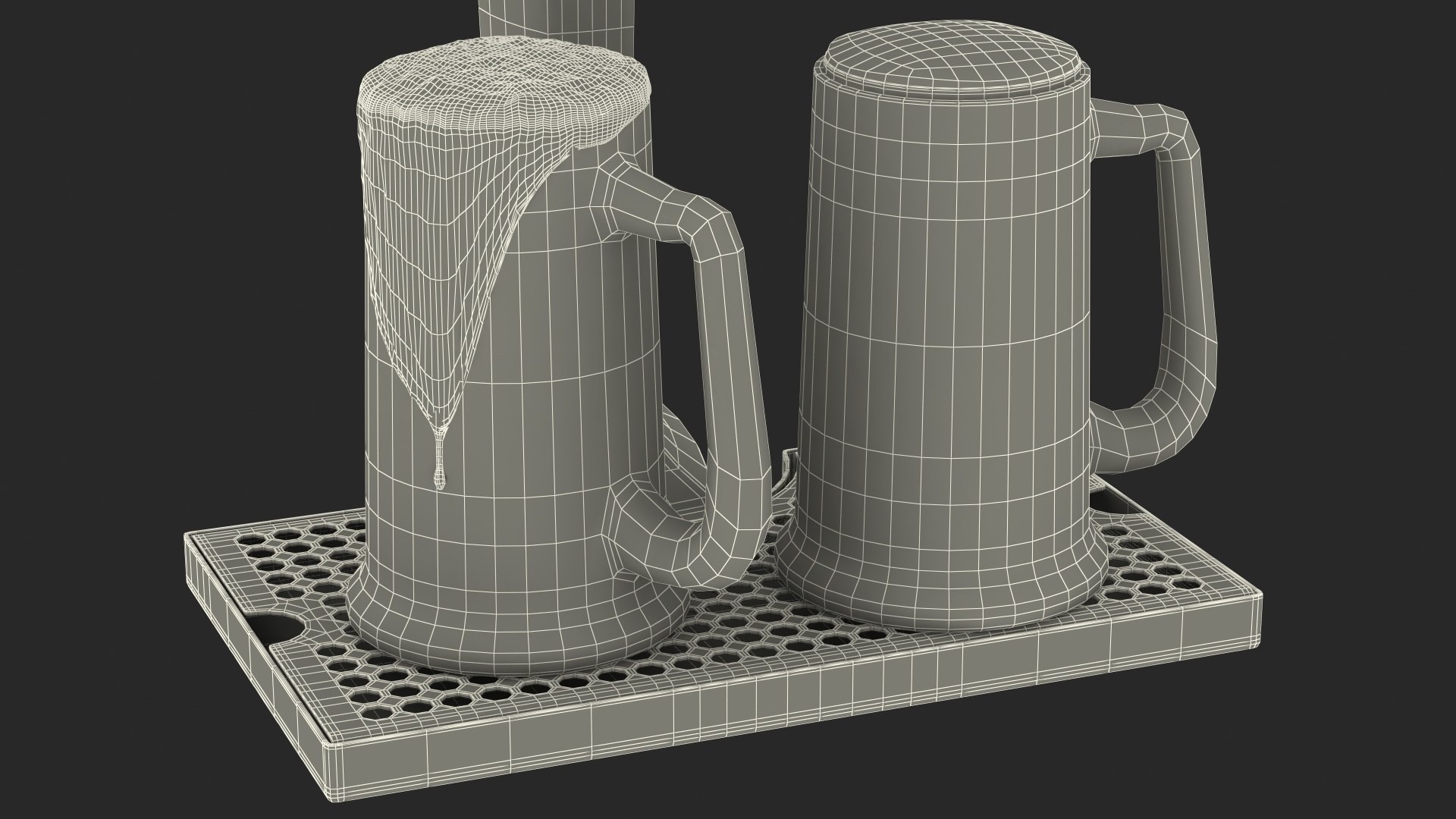 Tap Stainless Steel Beer Tower 3D Model - TurboSquid 1625401