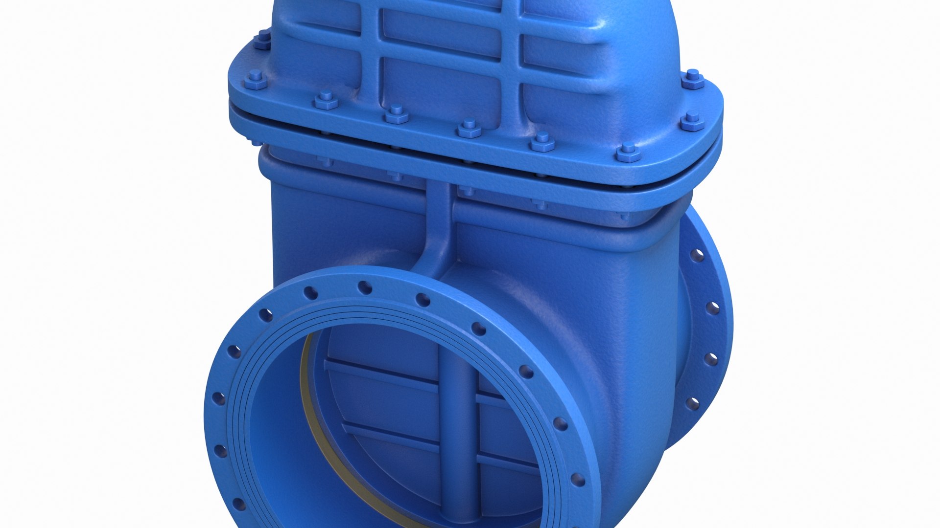 Gate Valve With Gear 3D Model - TurboSquid 2026753