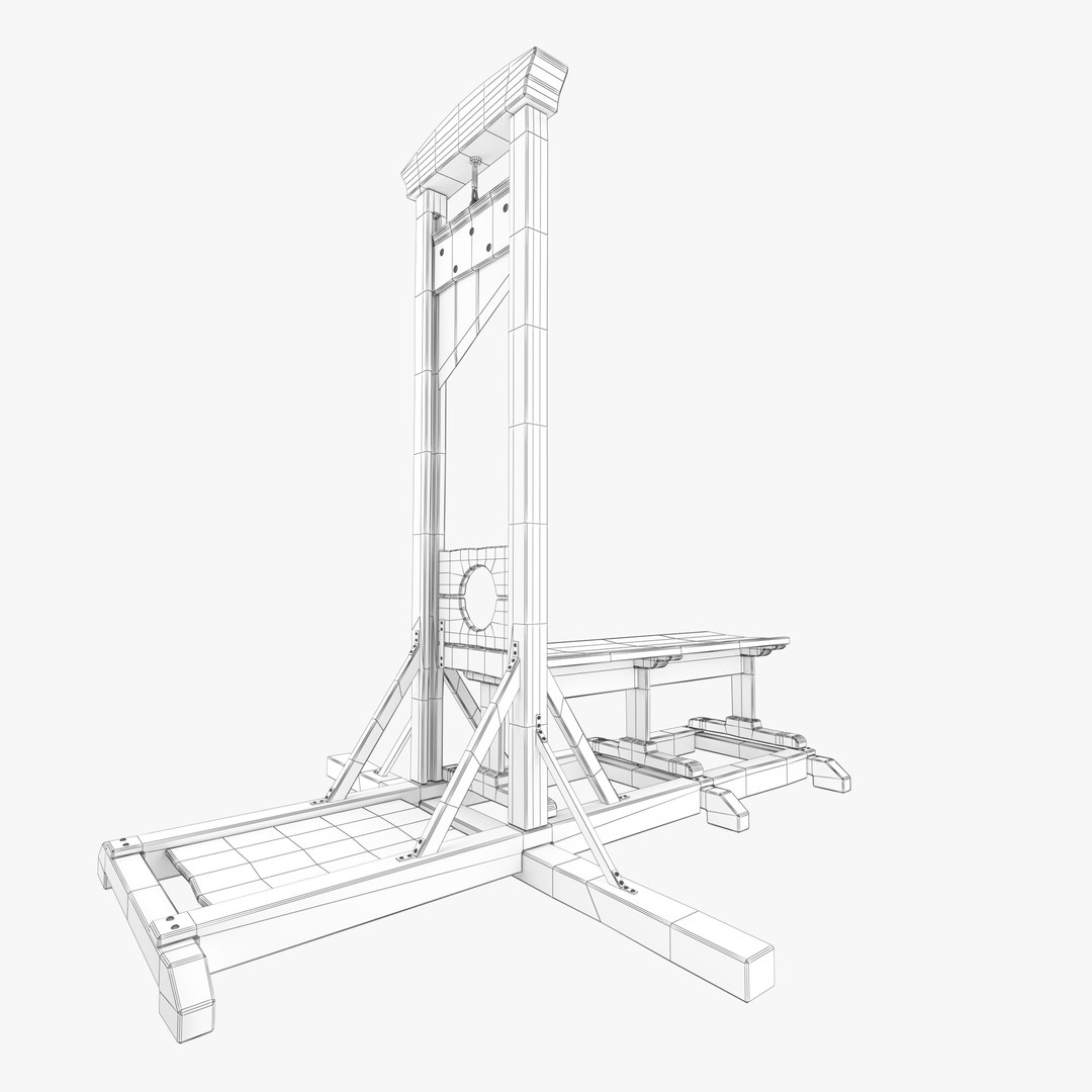 3D Medieval Guillotine - TurboSquid 1550166