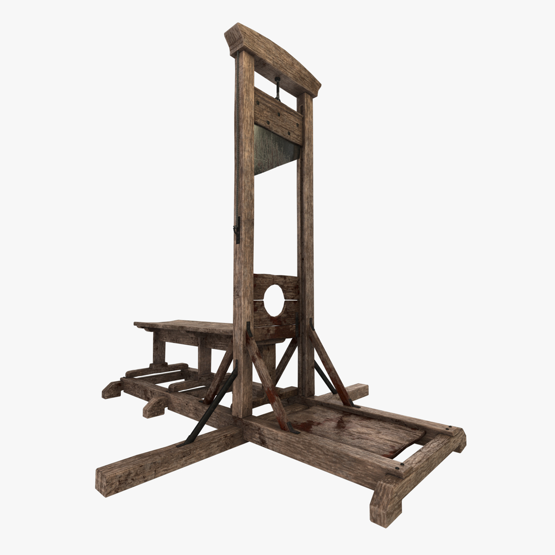 3D Medieval Guillotine - TurboSquid 1550166