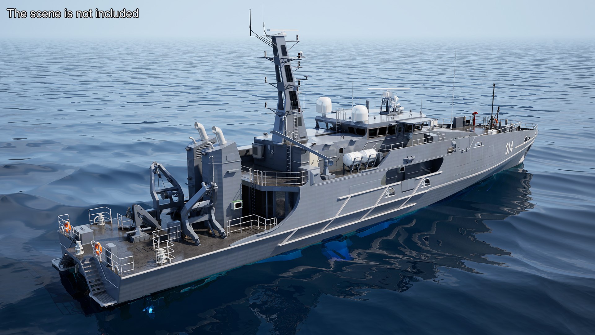 3D model Patrol Boat ADV Cape Otway Rigged - TurboSquid 2111825