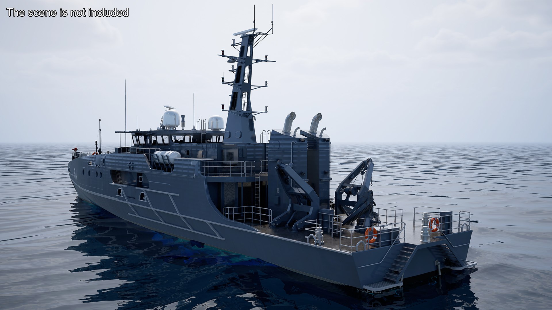 3D model Patrol Boat ADV Cape Otway Rigged - TurboSquid 2111825