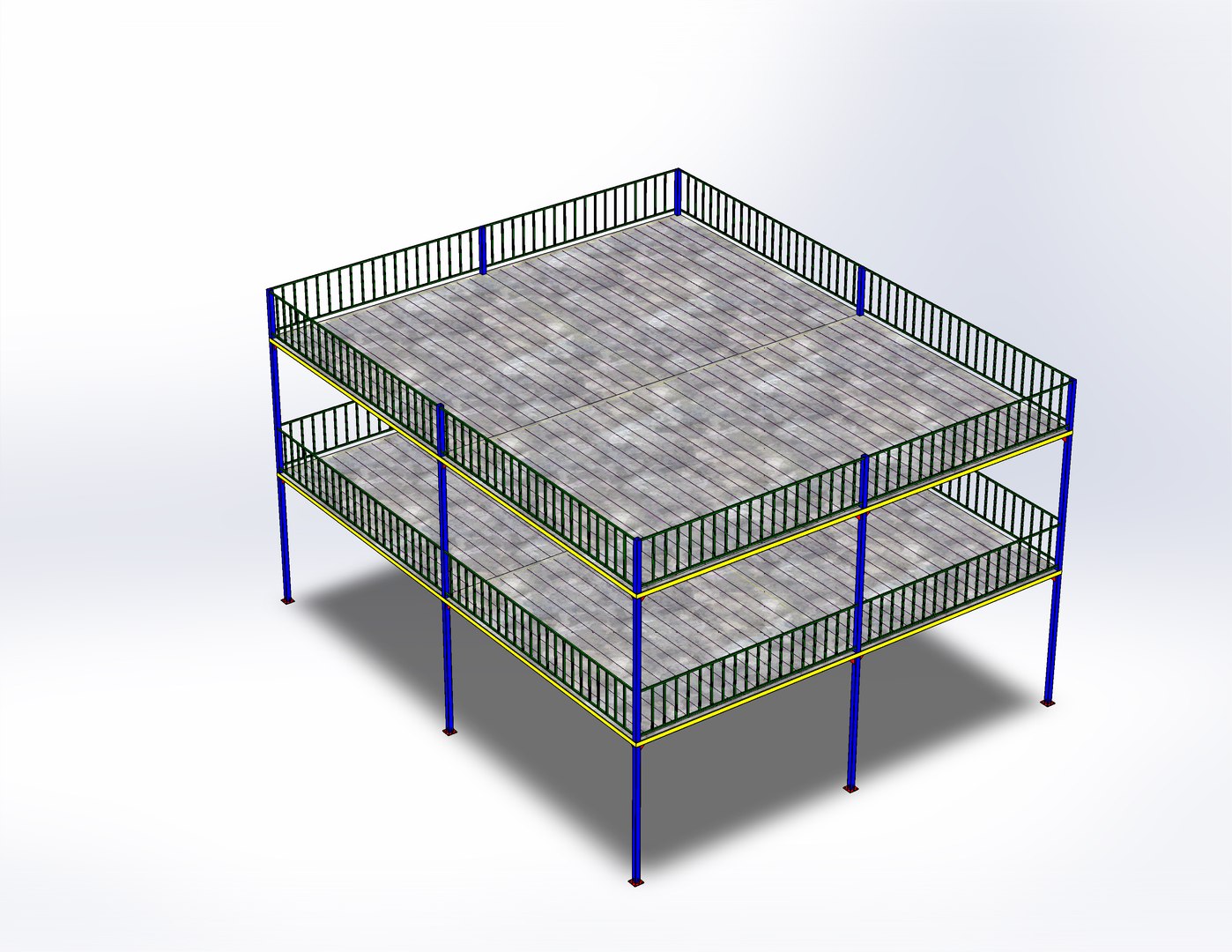 3D Steel Structure - TurboSquid 1974797