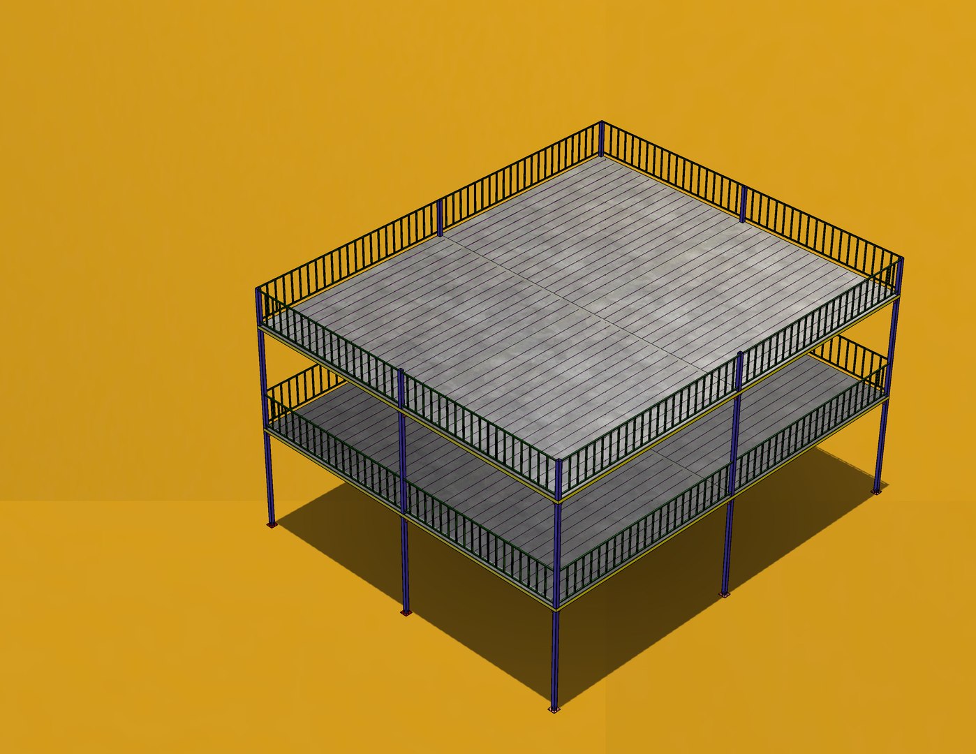 3D Steel Structure - TurboSquid 1974797