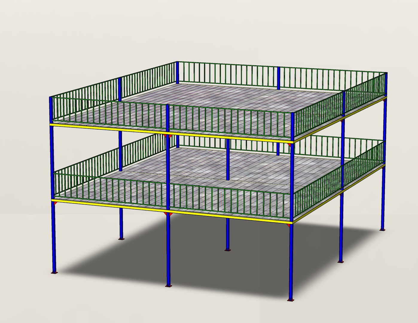 3D Steel Structure - TurboSquid 1974797