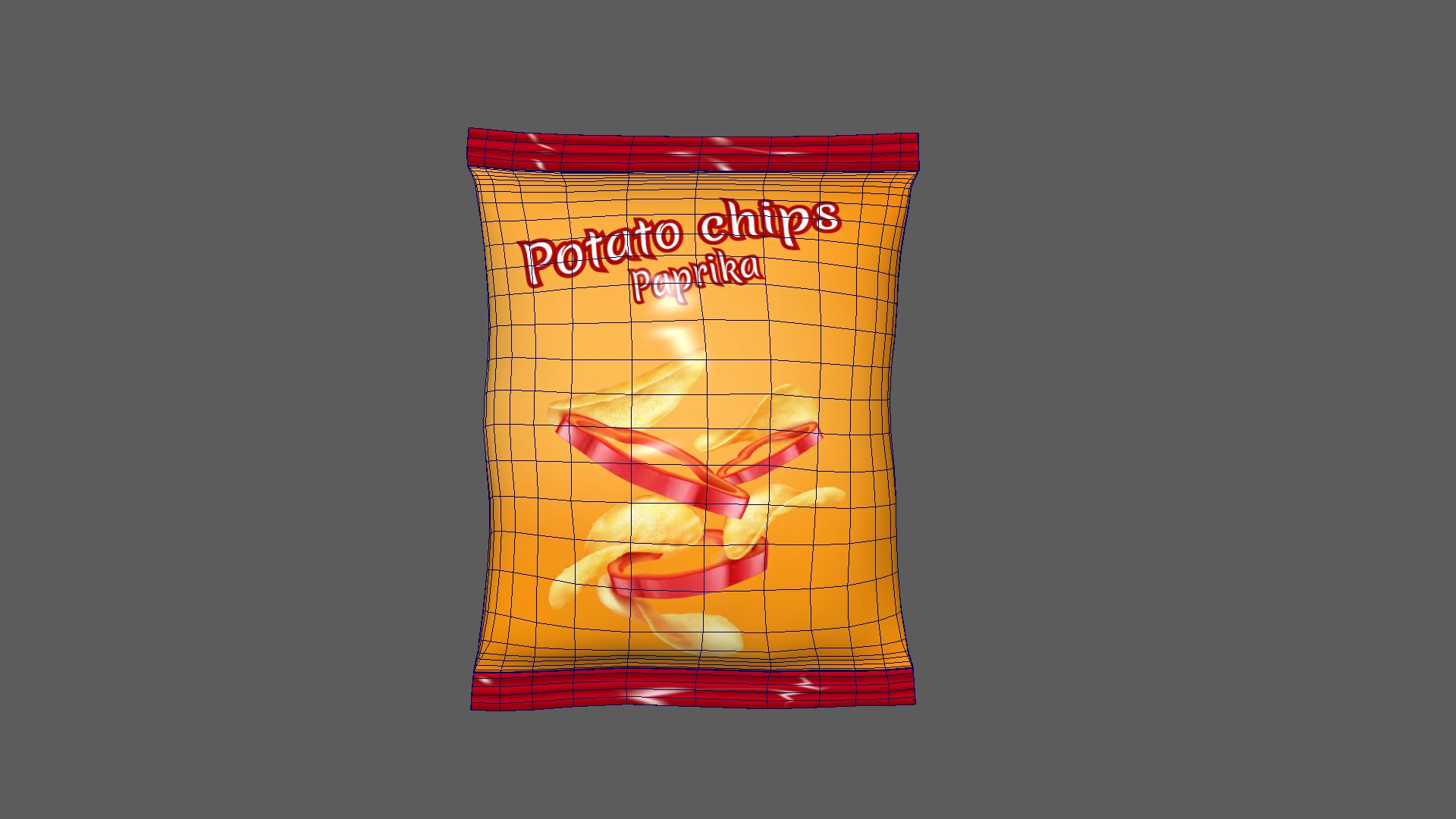 Chips Pack 3D Model - TurboSquid 1763646