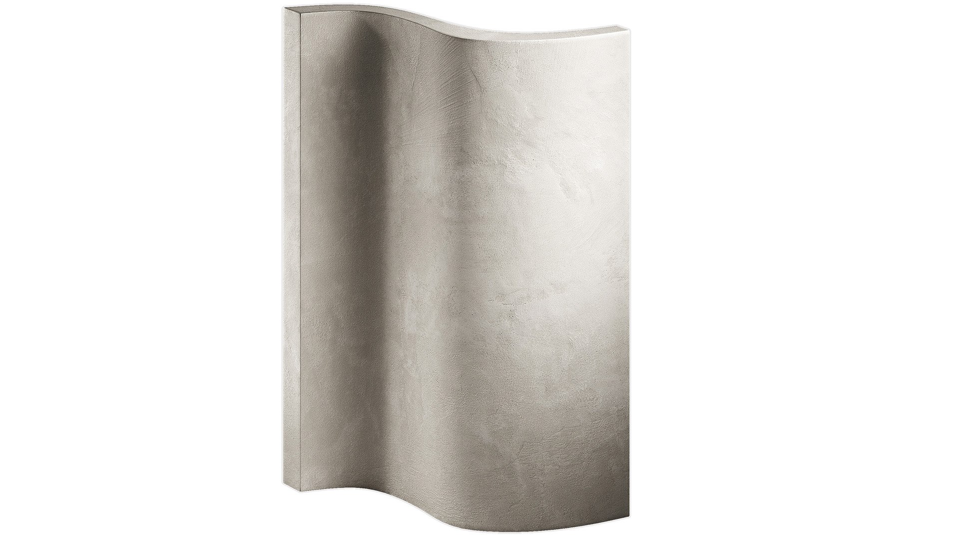 3D Wavy Shelves Rack Shelving With Decor Corner Wall Partitions With ...