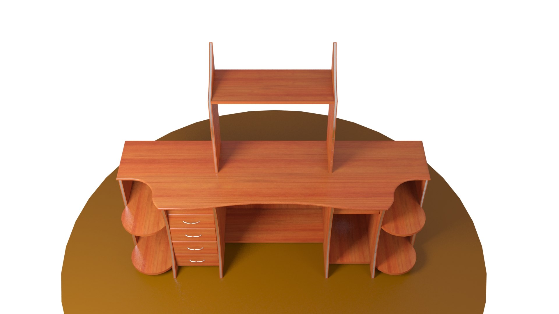 Free Computer Table 3d Model