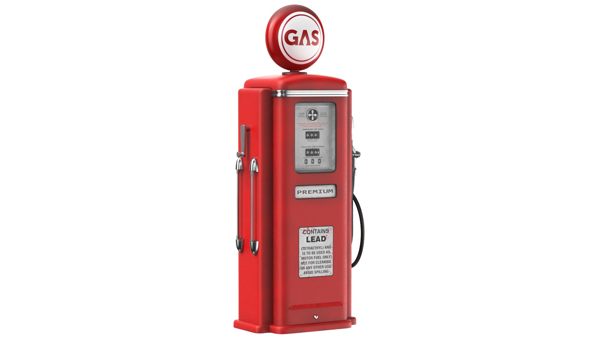 3D Two Detailed Gas Pumps - TurboSquid 2019953
