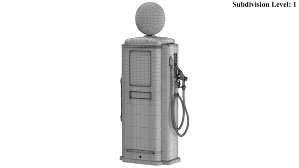 modelo 3d Dos bombas de gasolina detalladas - TurboSquid 2019953