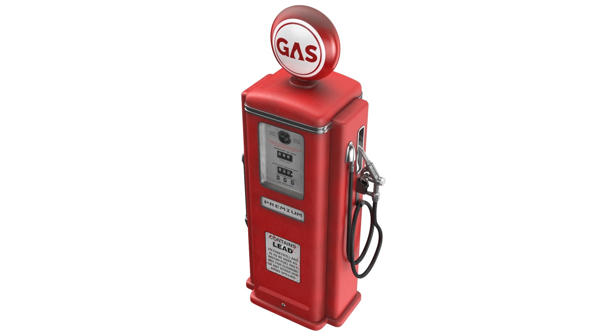 3D Two Detailed Gas Pumps - TurboSquid 2019953