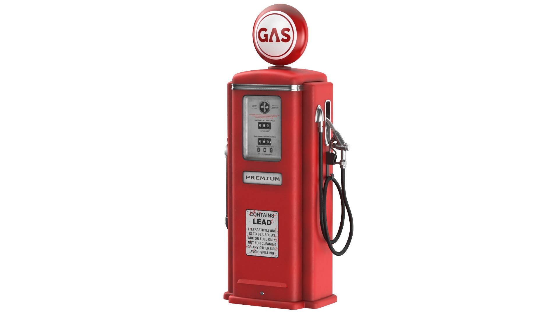 3D Two Detailed Gas Pumps - TurboSquid 2019953