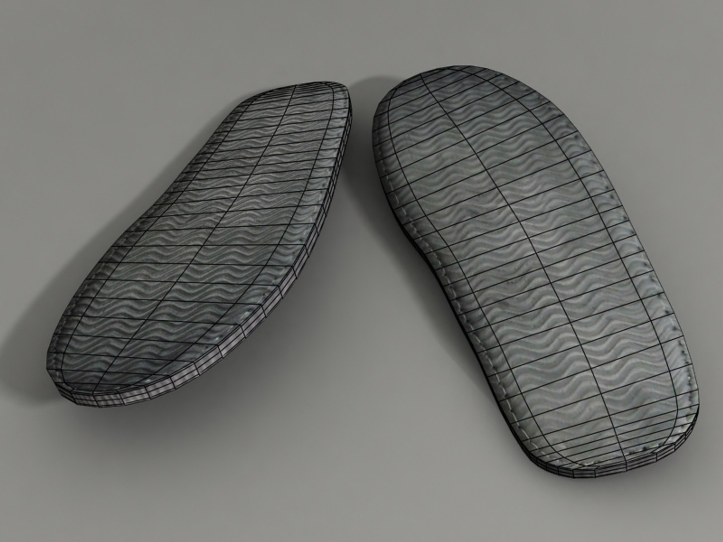 3d Model Indoor Slippers