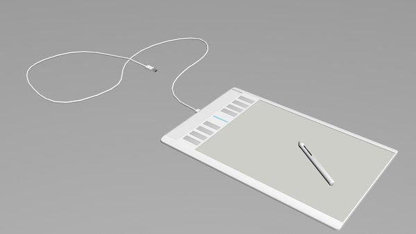 graphics tablet 3d model