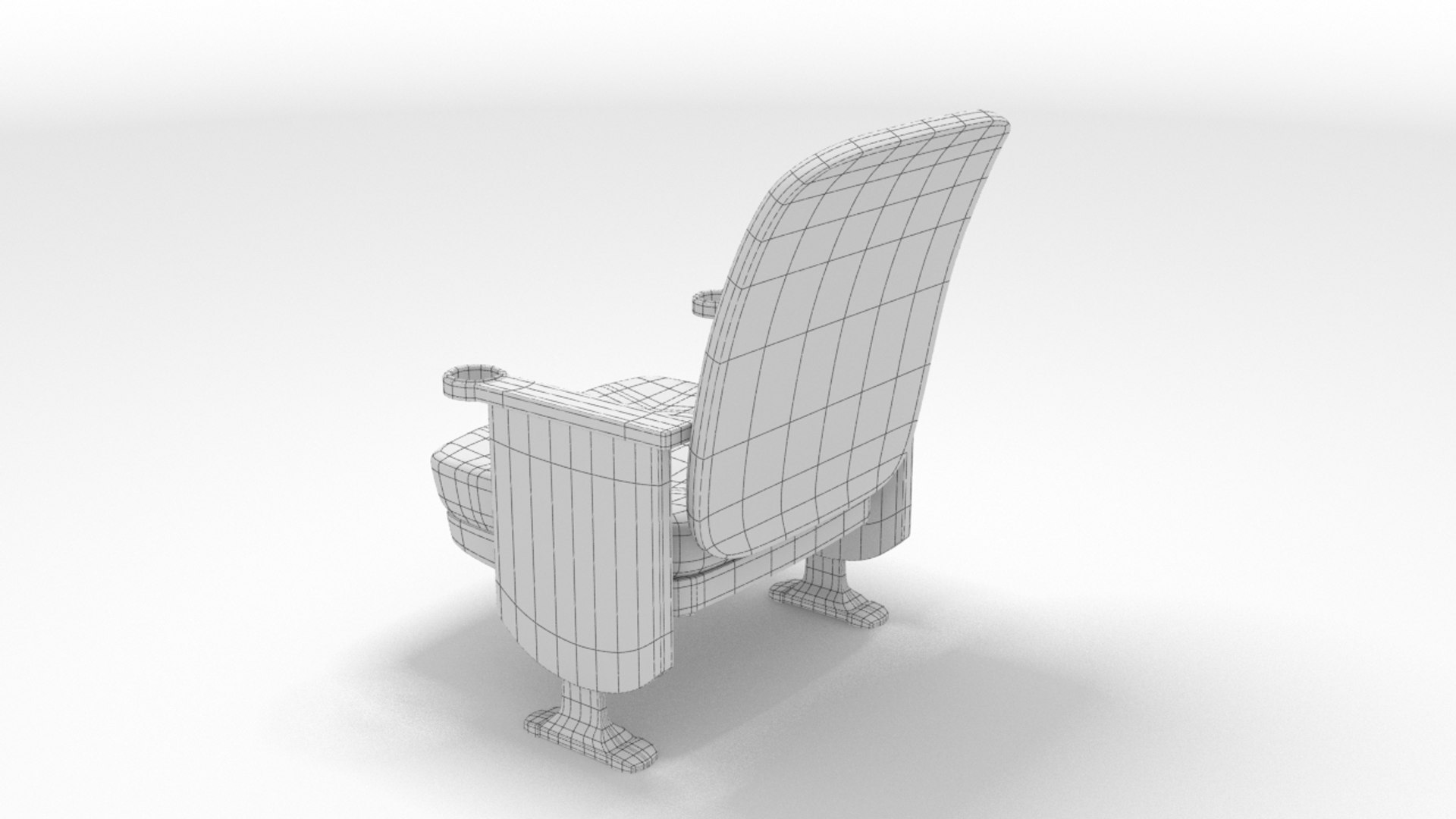 3d theatre suite chair model