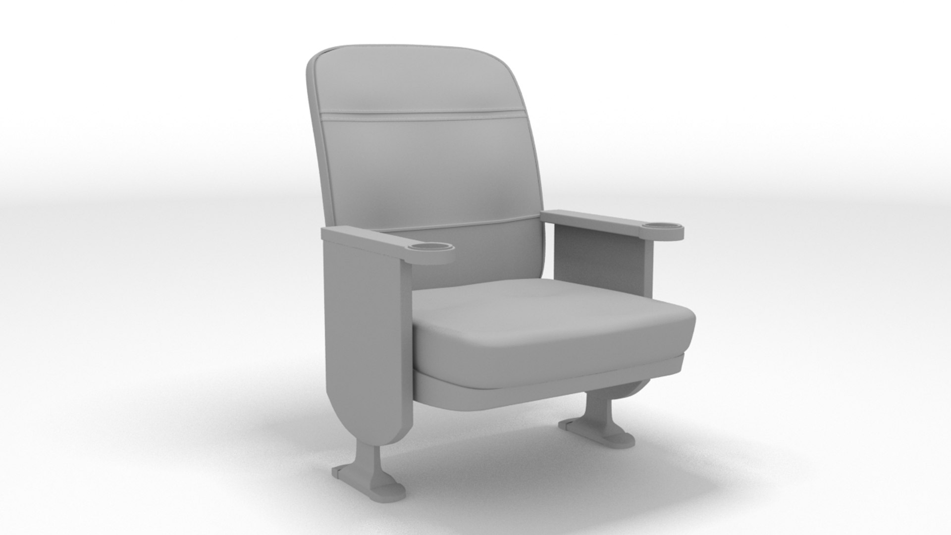 3d theatre suite chair model